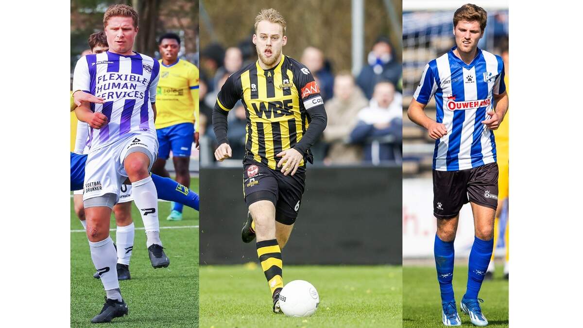 Rentree van de drie R’en: Bram Ros (Rijnsburgse Boys), Lars Rauws (VVSB ...