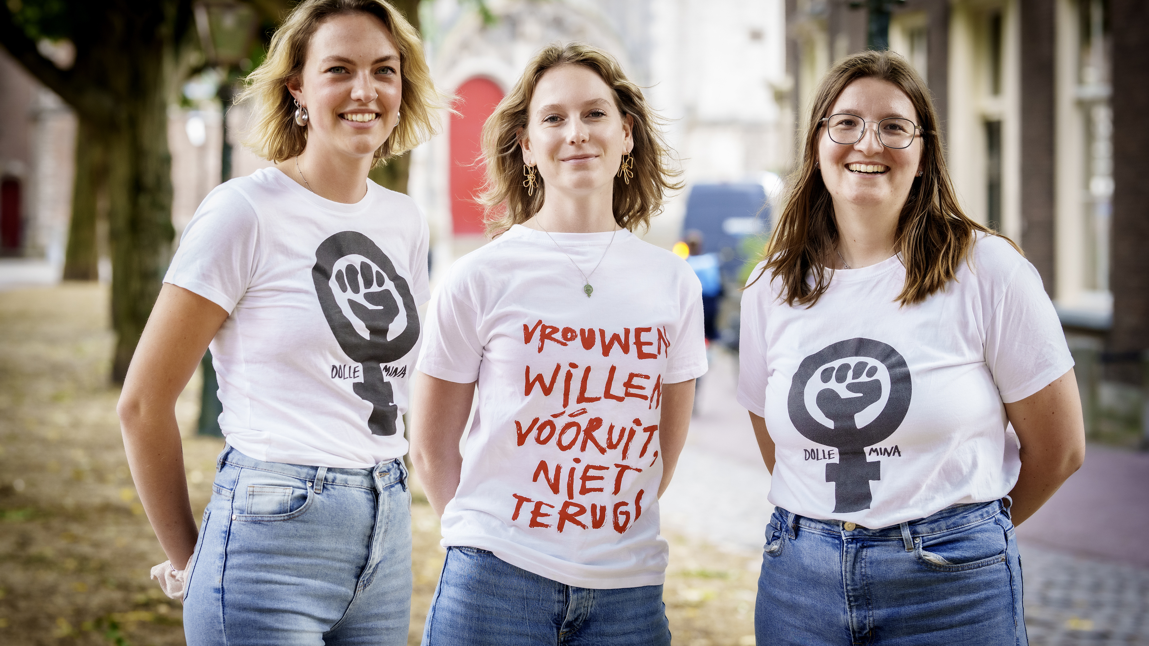 Na 55 jaar zijn de Dolle Mina’s terug in Leiden: ’Ik ben het zat dat ...