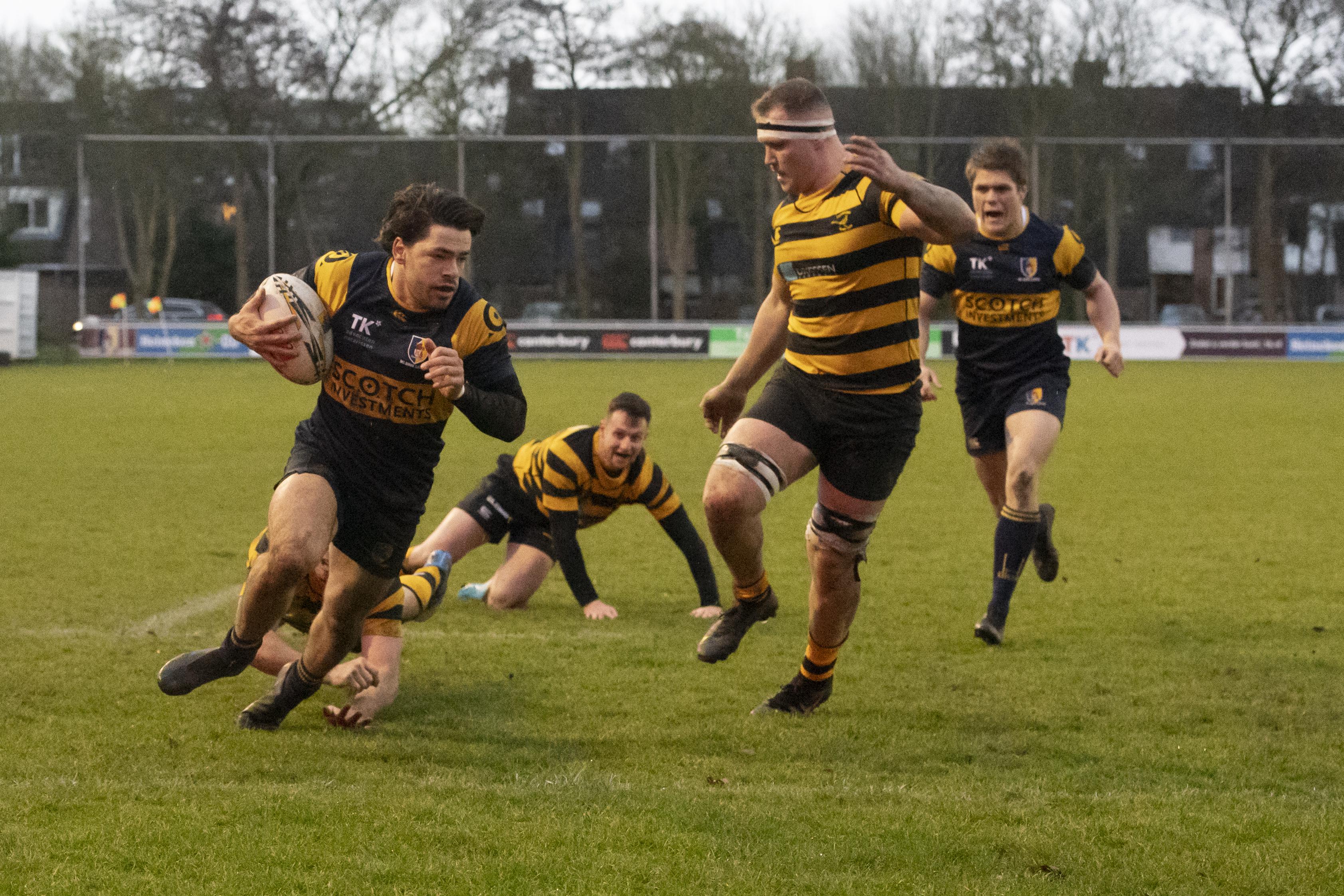 Na het missen van de kampioenspoule behalen rugbyers DIOK wel een plek ...
